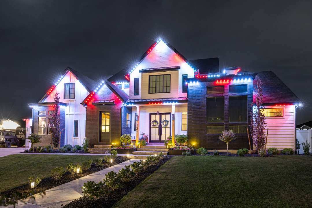 Permanent 4th of July LED Lighting | Color-Changing Lights