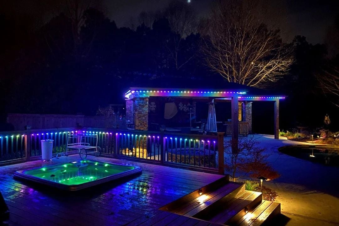 How To Use Trimlight to Create a Serene and Calm Backyard Environment